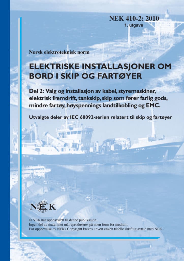 NEK 410 — Norsk Elektroteknisk Komite (NEK)