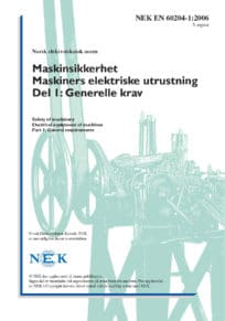 NEK EN 60204-1 | Norsk Elektroteknisk Komite (NEK)